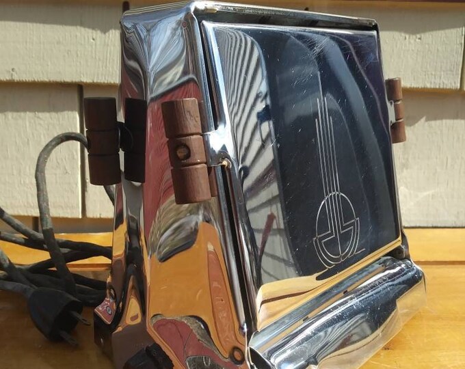 Vintage Heatmaster Toaster - Tons of Shiny Chrome - Etsy