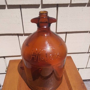 Vintage Hi-lex Bleach Brown Glass One Gallon Bottle - Etsy