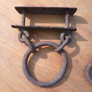 Vintage Assortment of Rusty Horse Harness Pices - Rings, Hooks, and ...