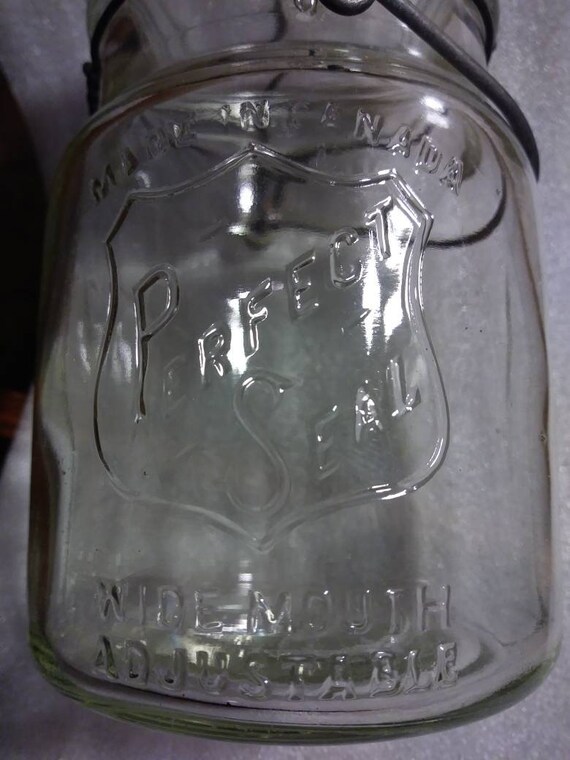 Vintage Small Mason Jar Perfect Seal Made in | Etsy