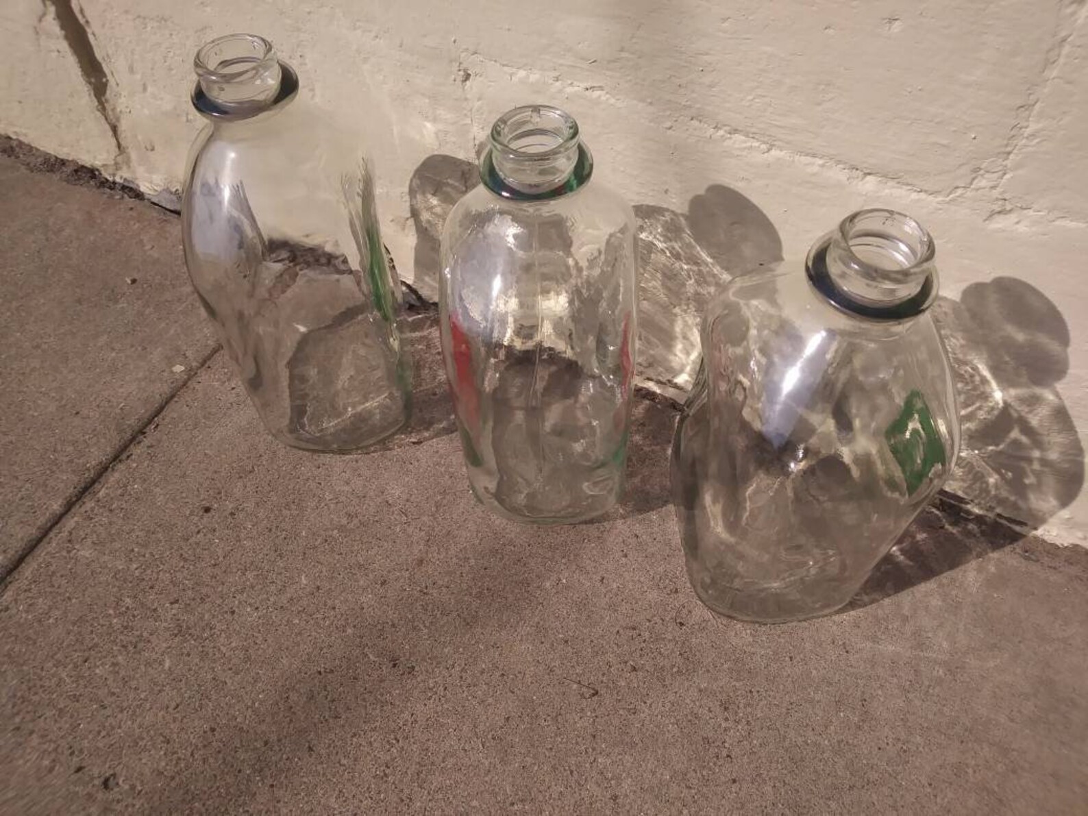 Chippewa Falls Spring Water Bottles - Green and Red Logos - Etsy