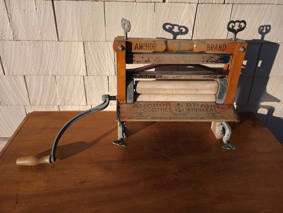 Vintage Wash Roller or Clothes Wringer - Anchor Brand - Lovell ...