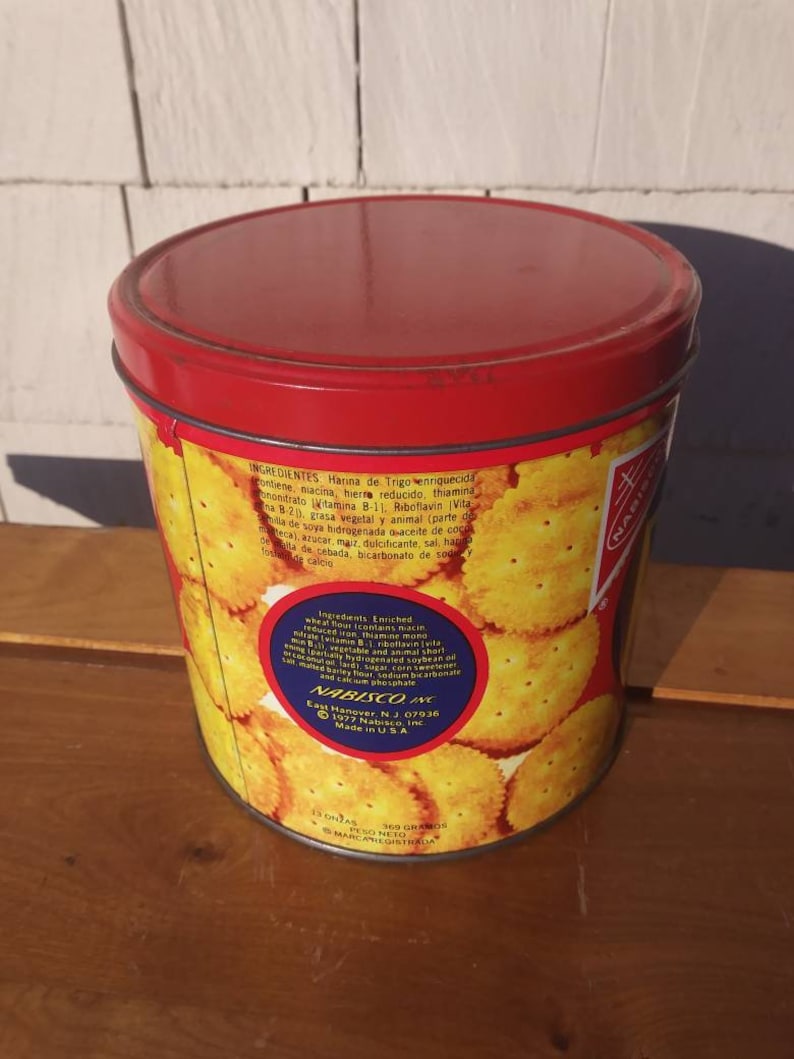 Vintage Ritz Crackers Tin | Etsy