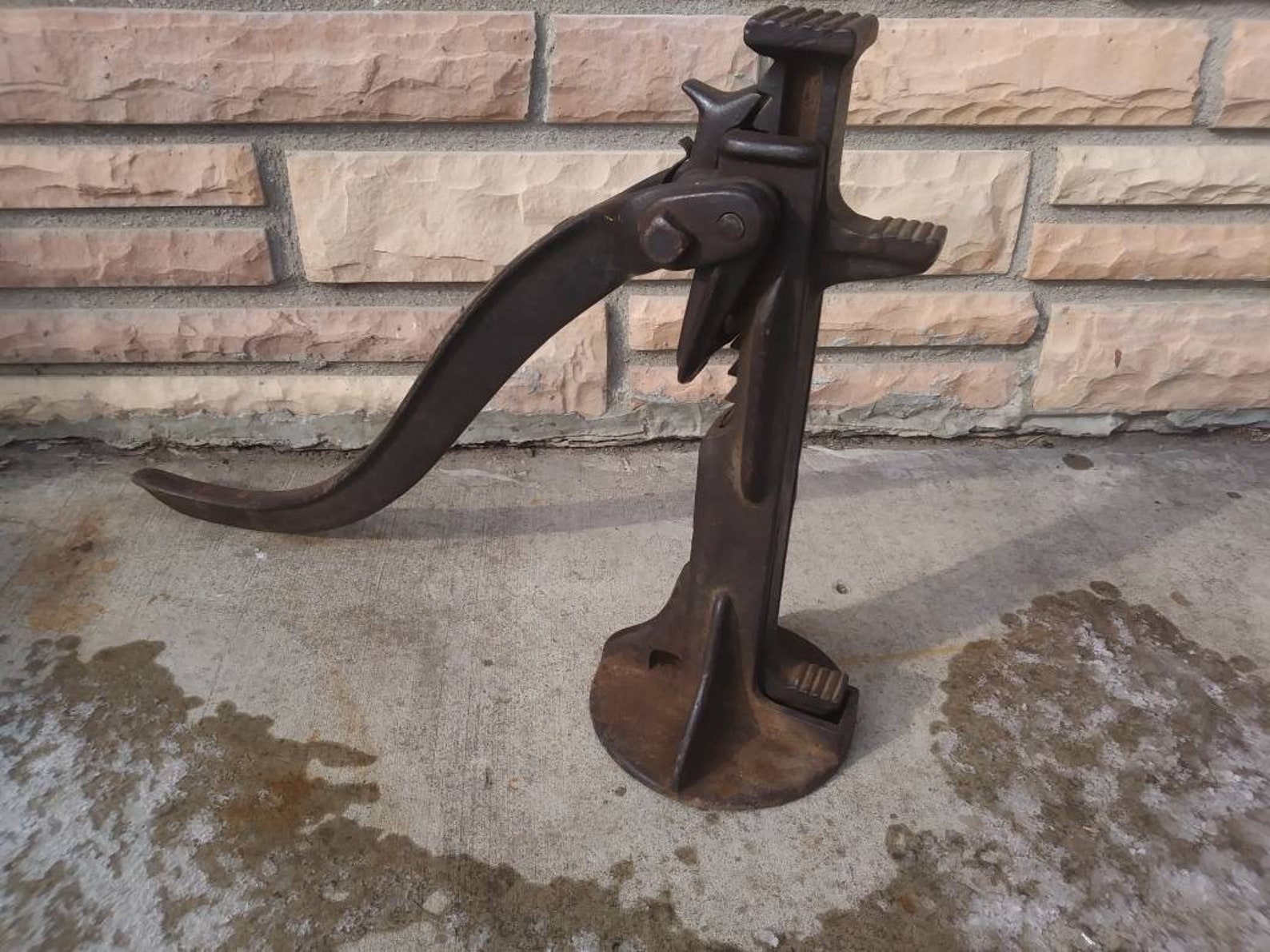 Large Vintage Farm or Tractor Jack Elward Jack Company - Etsy