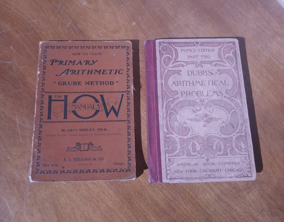 Late 19th Century Arithmetic Books - "dubbs' Arithmetical Problems" and ...