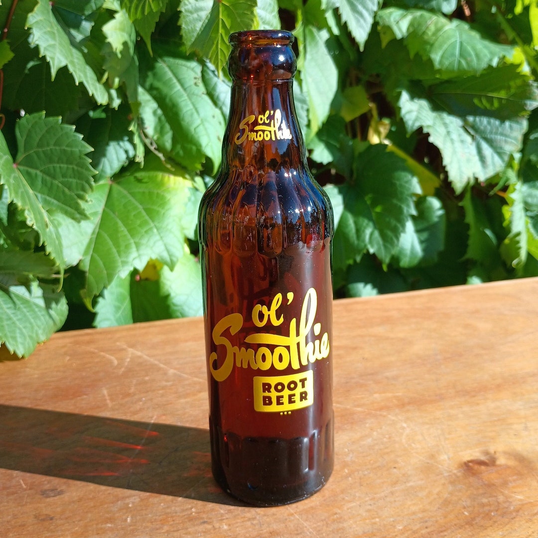 Vintage Root Beer Bottle - Ol' Smoothie Root Beer - Etsy