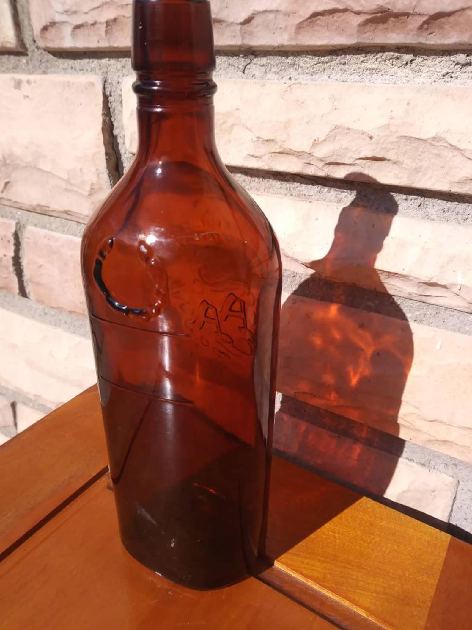 Vintage Brown Whisky Bottle Ancient Age Whiskey | Etsy