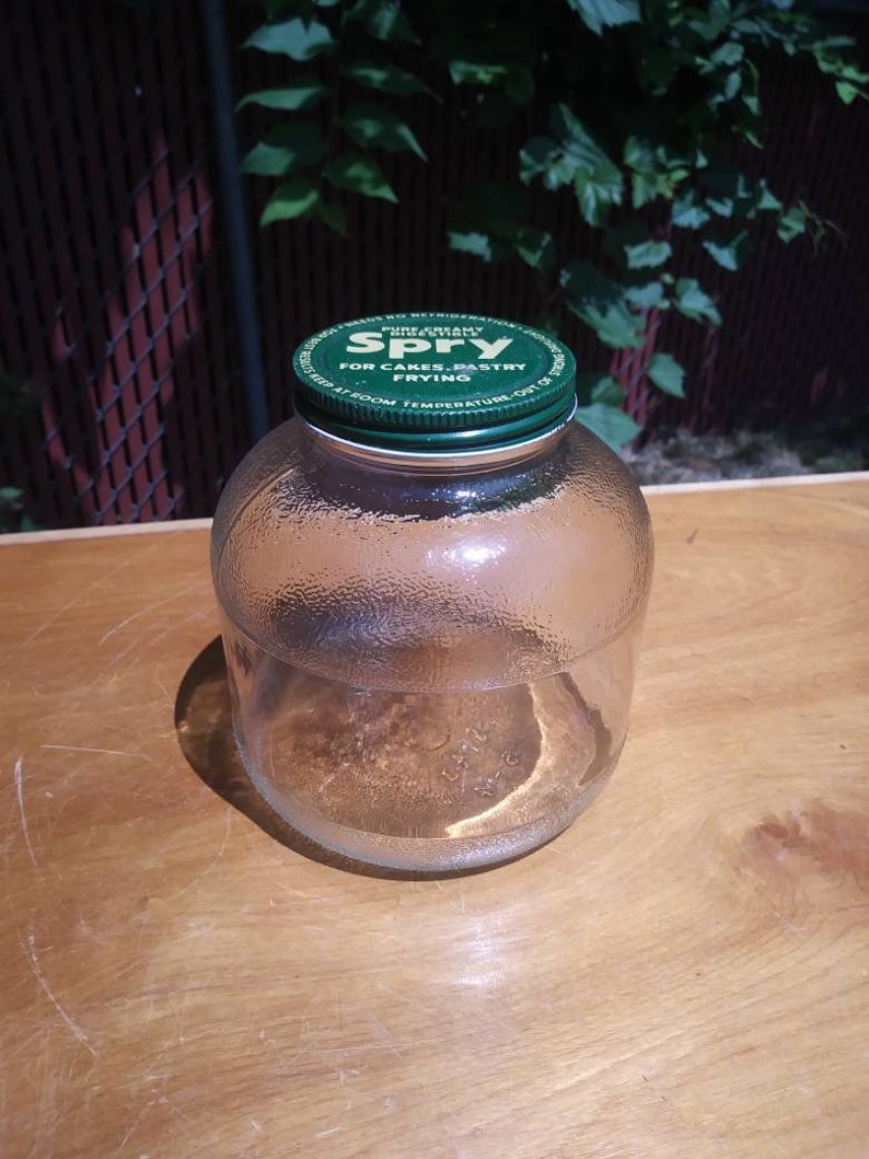 Vintage Spry Vegetable Shortening Bottle - Etsy