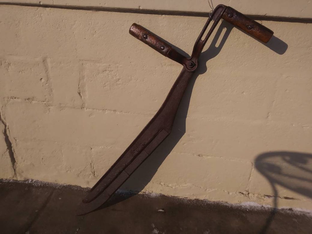 Vintage Steel Ice or Hay Saw - Refinished - Etsy