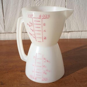 Vintage Tupperware Double Measuring Cup - Etsy
