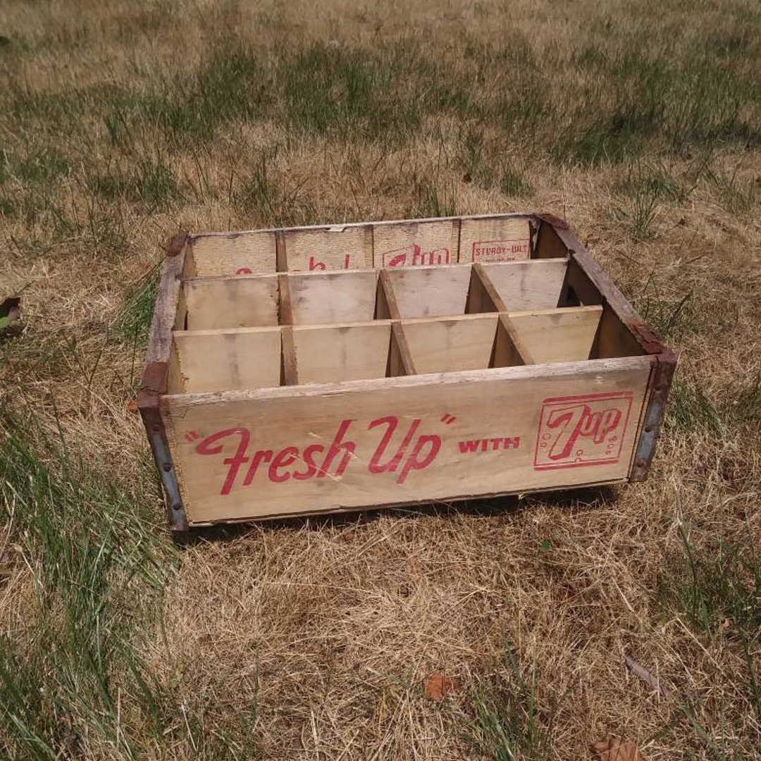 Vintage 7-up Crate - St. Paul, Minnesota - Etsy