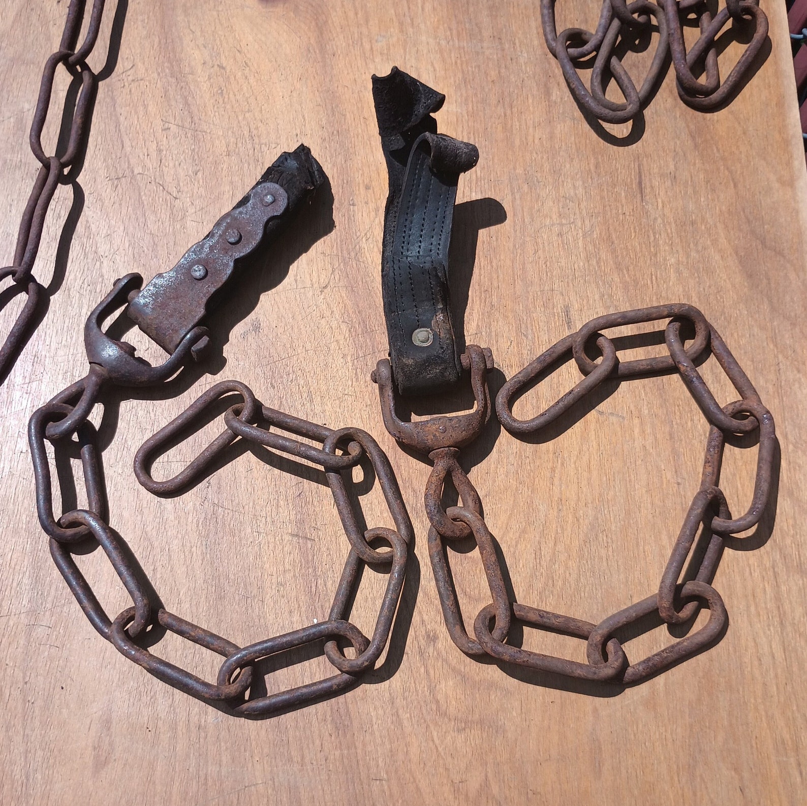 Vintage Rusty Chains From Horse Harnesses - Etsy