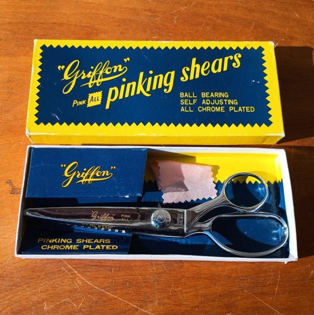Vintage Pinking Shears - Griffon "pink All" - Excellent Condition - Etsy