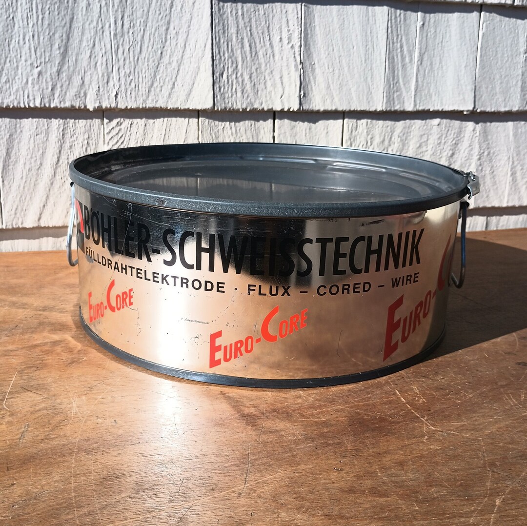 Vintage Welding Wire Tin - Bohler Welding - Flux Cored Wire ...