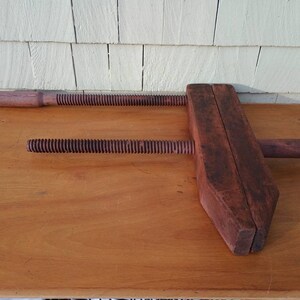 Vintage Wooden Handscrew Clamp - Huge - 20 Inches - Refinished - Etsy