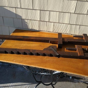 Vintage Wooden Bar Clamps - Etsy