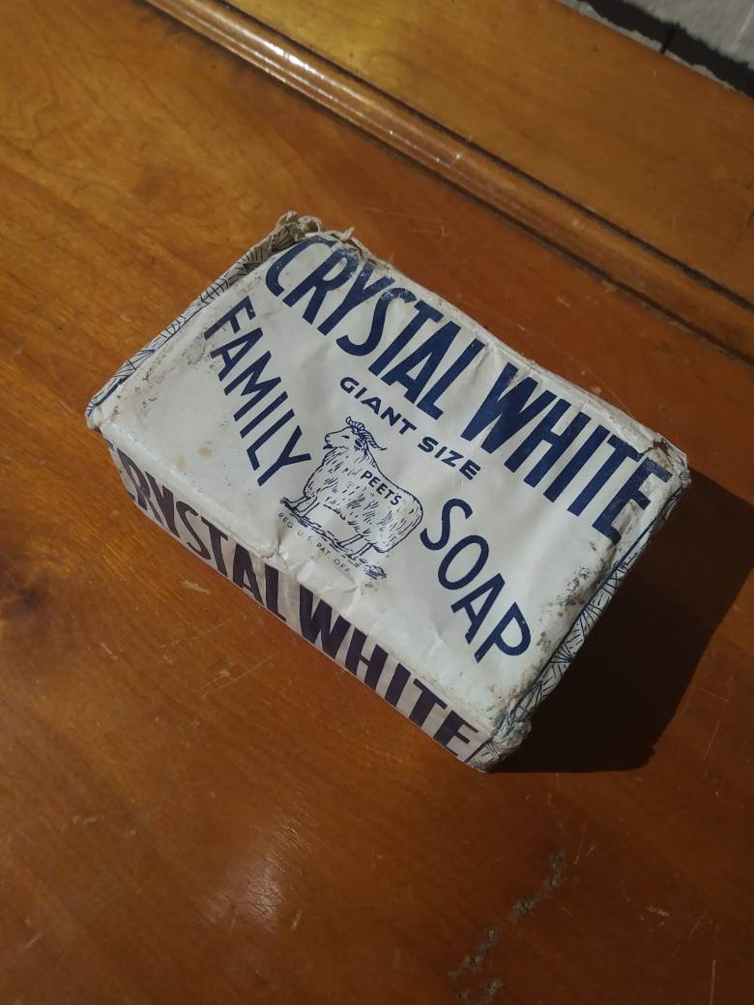 Vintage Unopened Bar of Soap - Crystal White Giant Size Family Soap ...