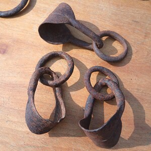 Vintage Assortment of Rusty Horse Harness Pices - Rings, Hooks, and ...