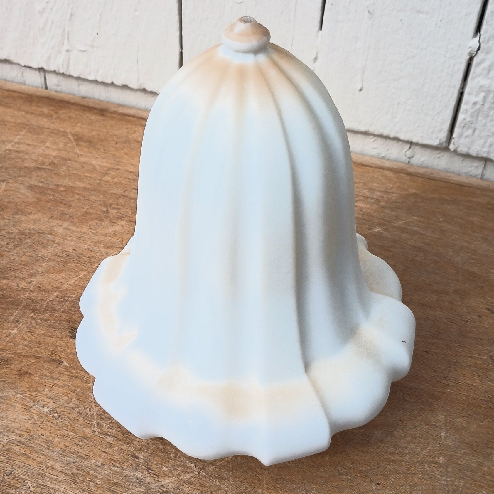 Vintage Ceiling Light With Frosted Glass Shade - Decorative or ...