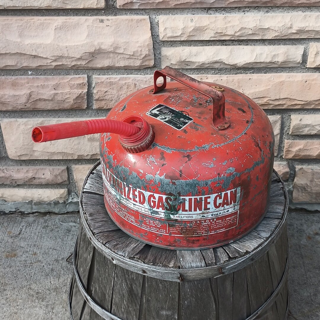 Vintage Gas Can (decorative or Repurpose Only) - Etsy