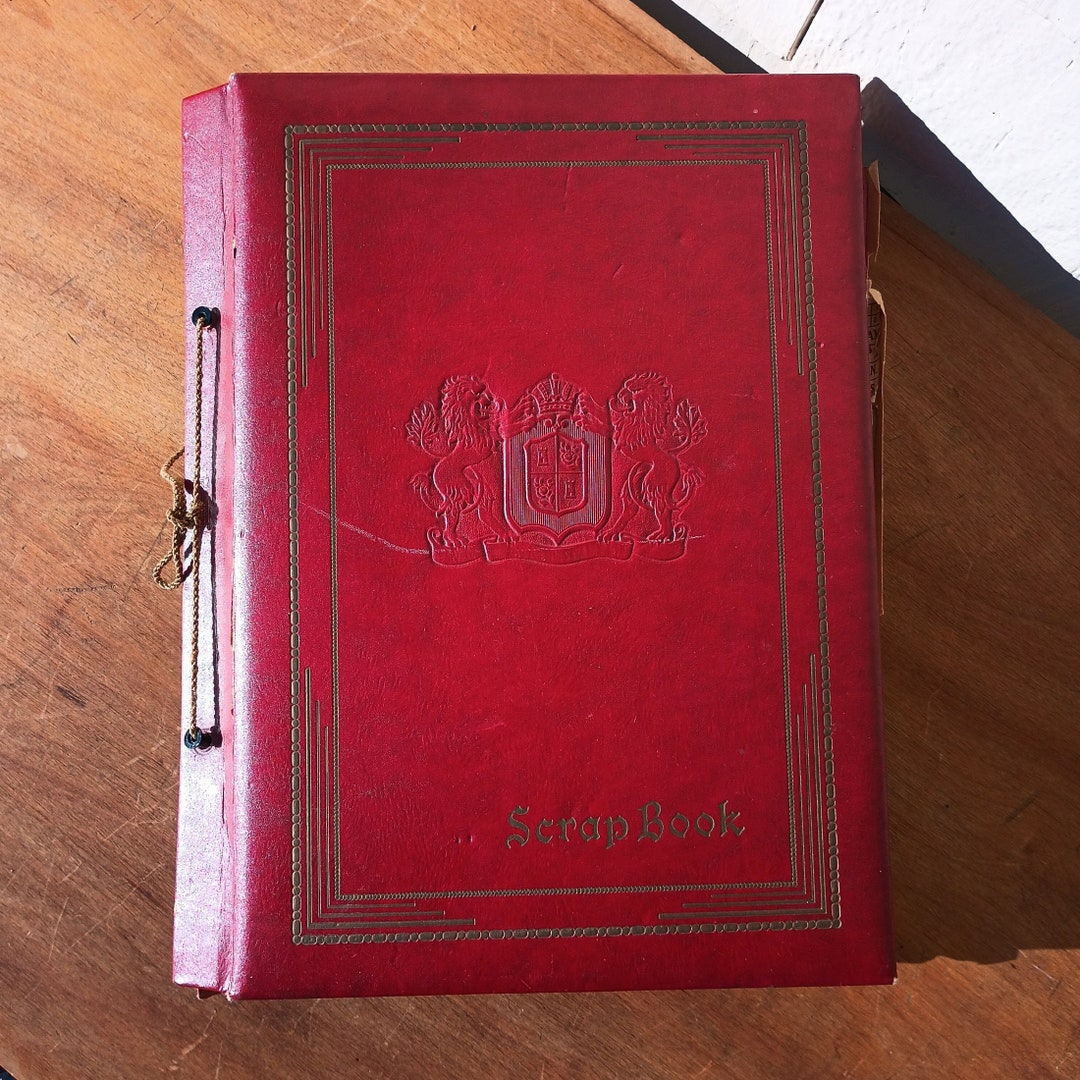 Vintage Scrapbook - Amazing Memorabilia and Story - 1937-1951 - Etsy