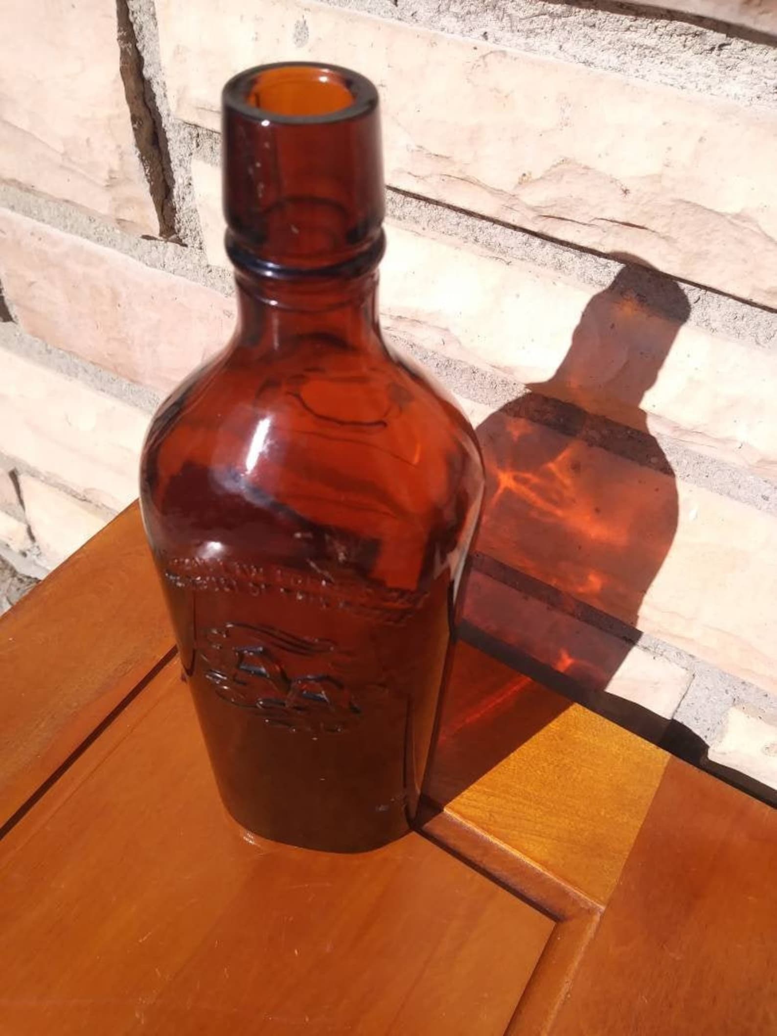 Vintage Brown Whisky Bottle Ancient Age Whiskey | Etsy