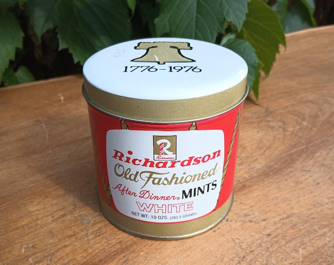 Vintage Richardson Tin - Old Fashioned After Dinner Mints - 1976 ...