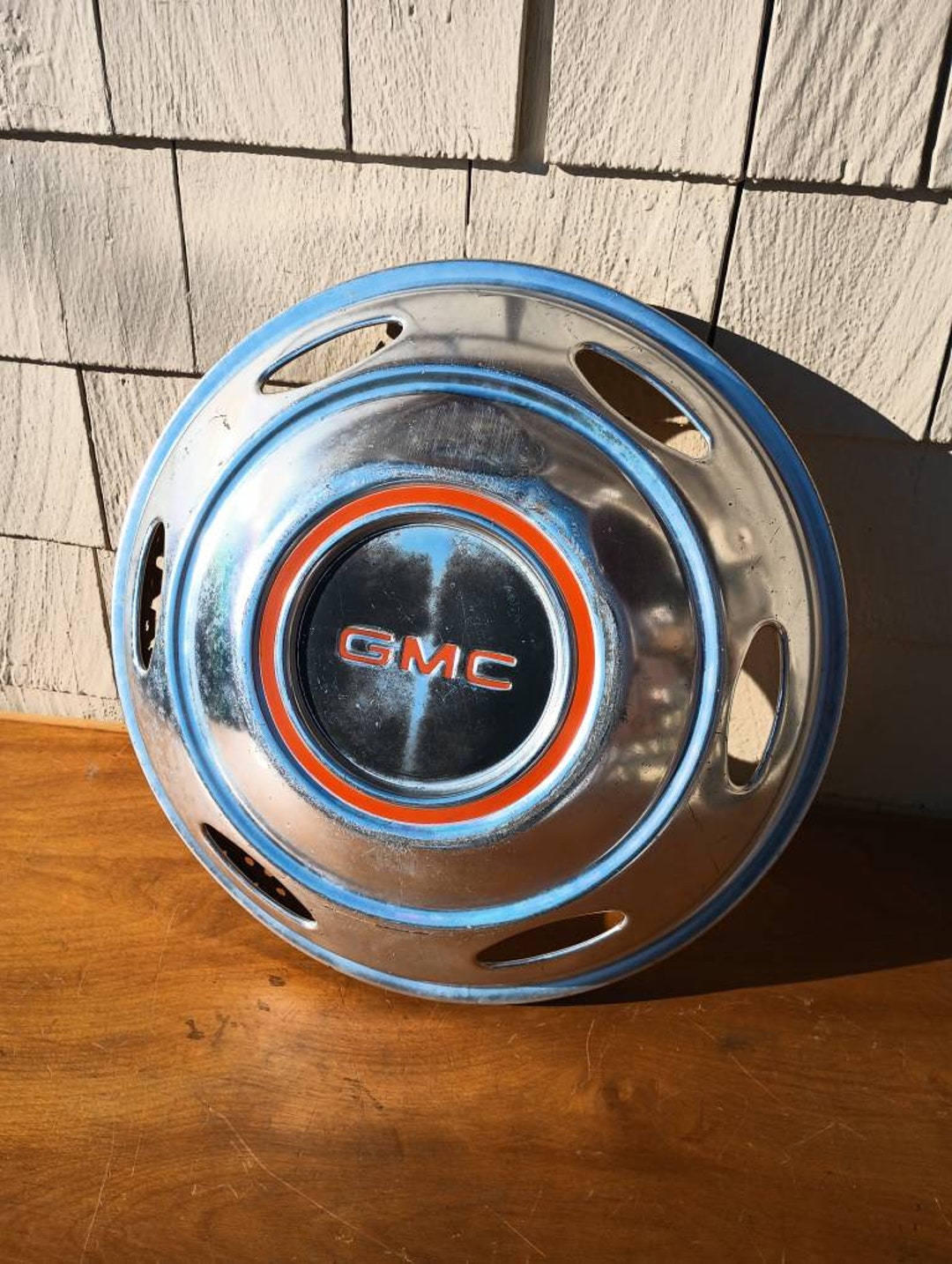 Vintage Large Aluminum GMC Hubcap - Etsy
