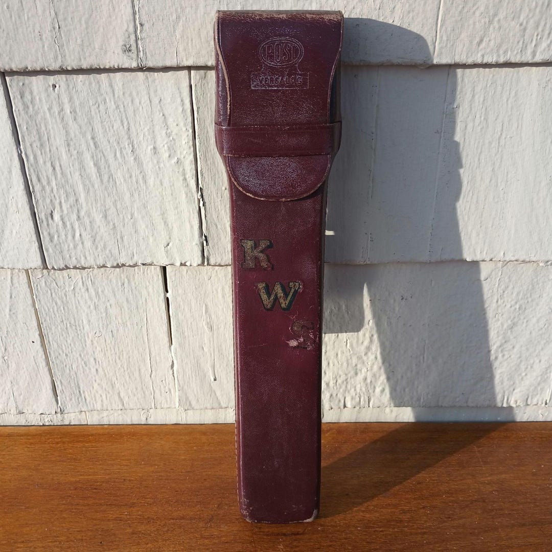 Vintage Slide Rule With Leather Case and Removable Belt Loop ...