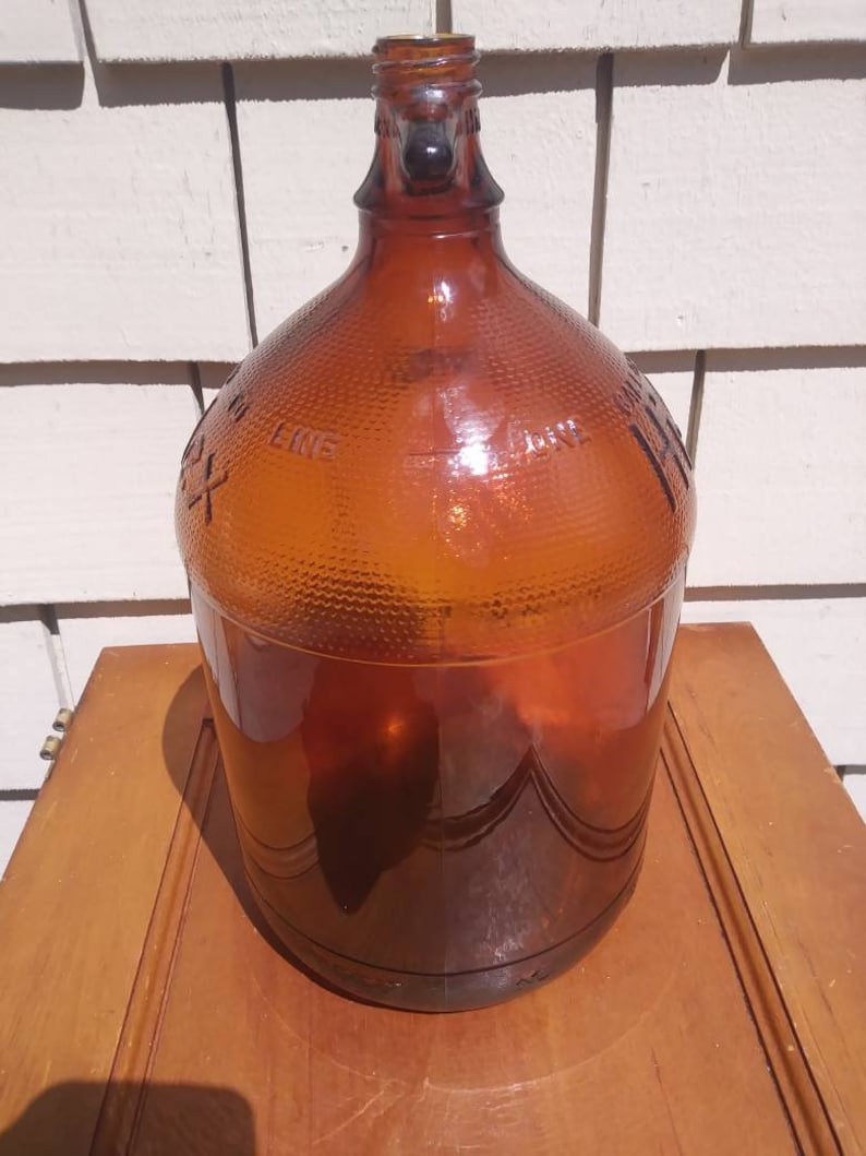 Vintage Hi-lex Bleach Brown Glass One Gallon Bottle - Etsy