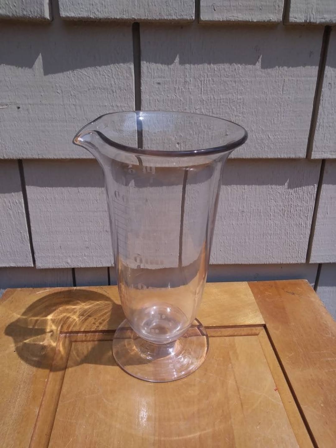Vintage Laboratory or Apothecary Graduated Pitcher - Noyes Brothers and ...