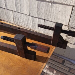 Vintage Wooden Bar Clamps - Etsy