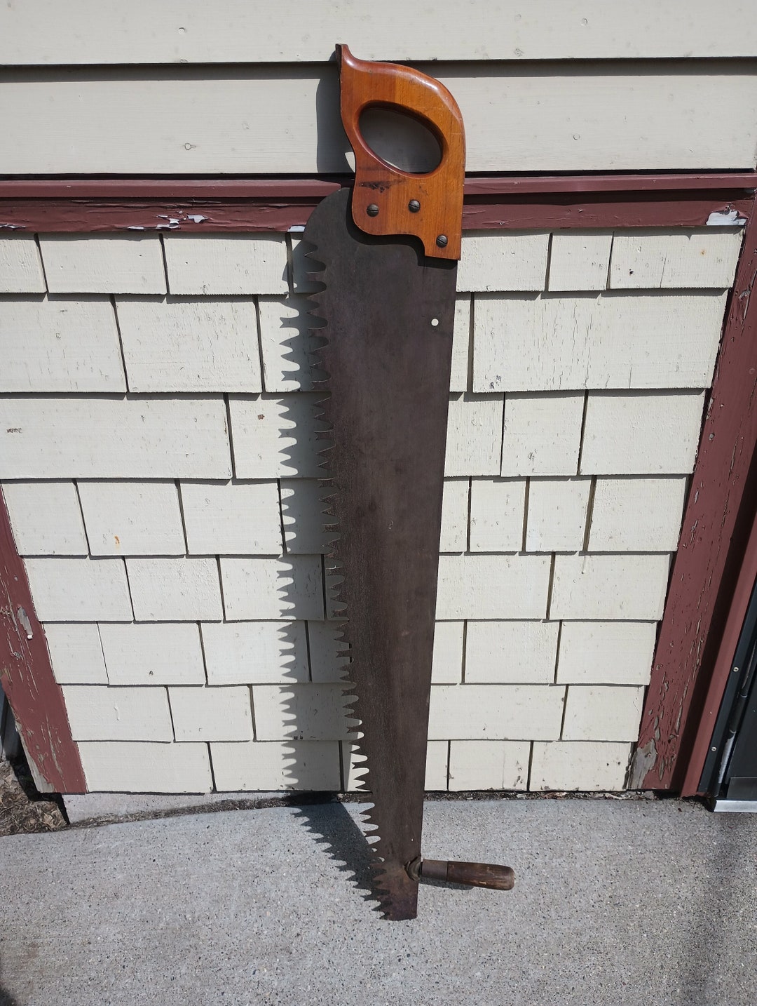 Vintage Two Man Saw Disston Champion - Etsy