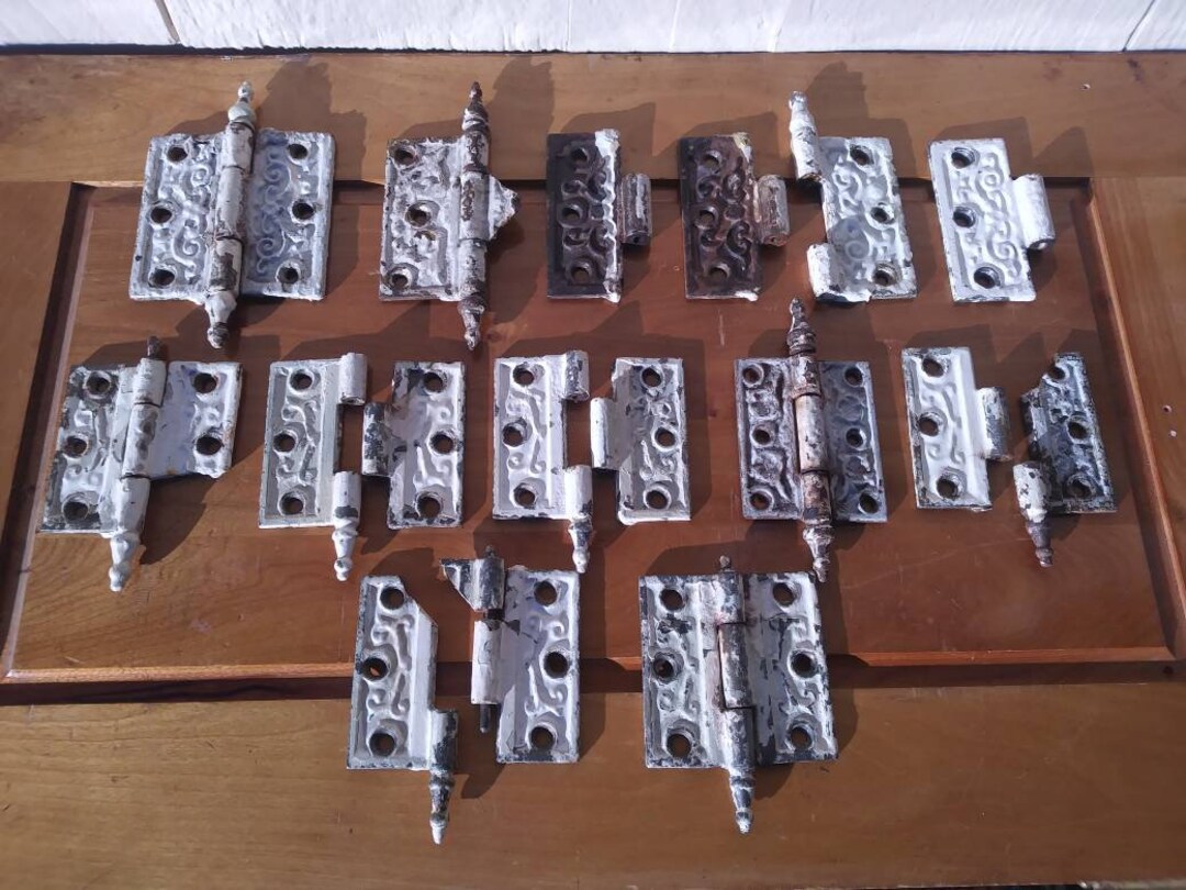 Group of Vintage Hinges for Repurpose - Etsy
