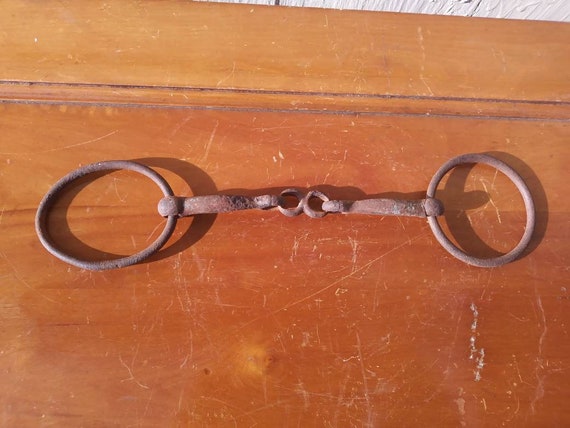 Vintage Horse Bit Double Jointed | Etsy
