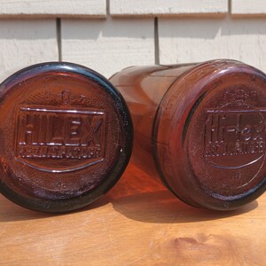 Two Vintage Brown Hi-lex Bleach Bottles - Etsy