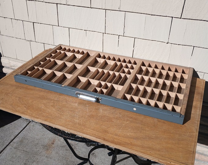 Vintage Letterpress Tray or Printer's Drawer - Etsy