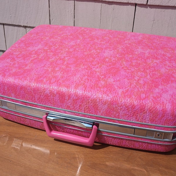 Pink Vintage Luggage - Etsy