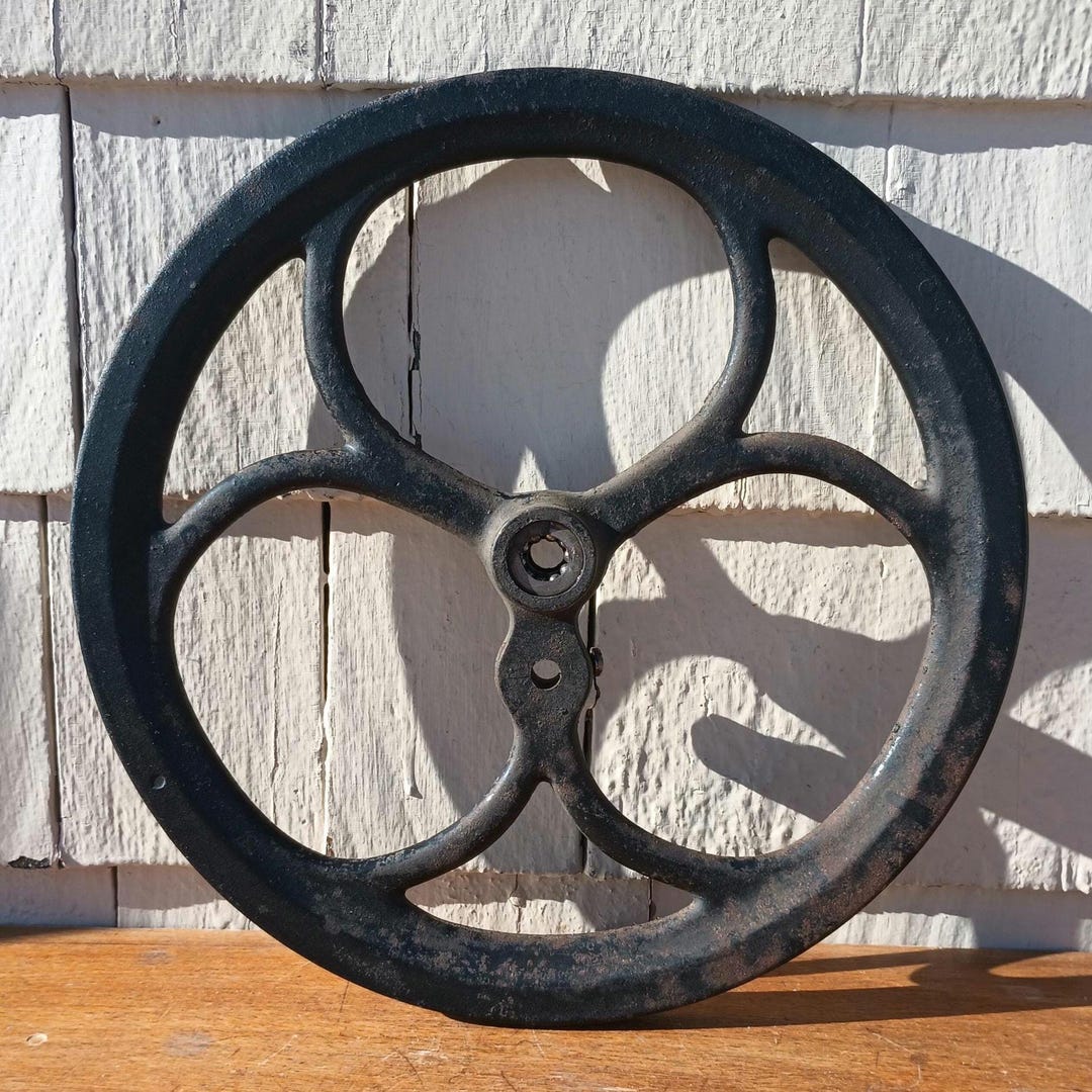 Vintage Wheel From a White Rotary Treadle Sewing Machine Table - Etsy