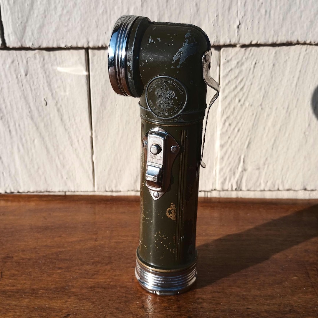 Vintage Boy Scouts Right Angle Flashlight - Etsy