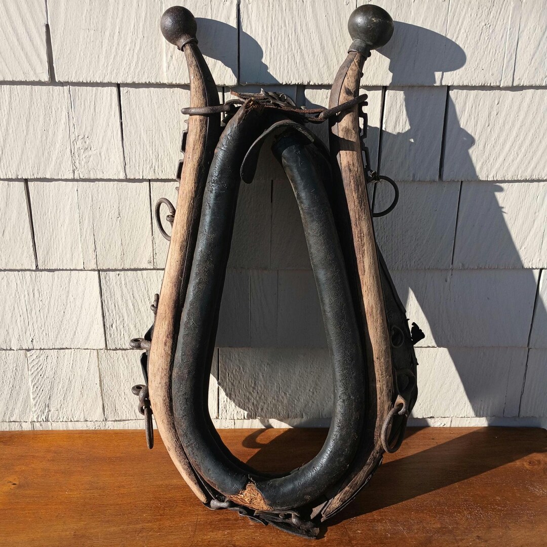 Vintage Horse or Mule Collar With Hames - Etsy