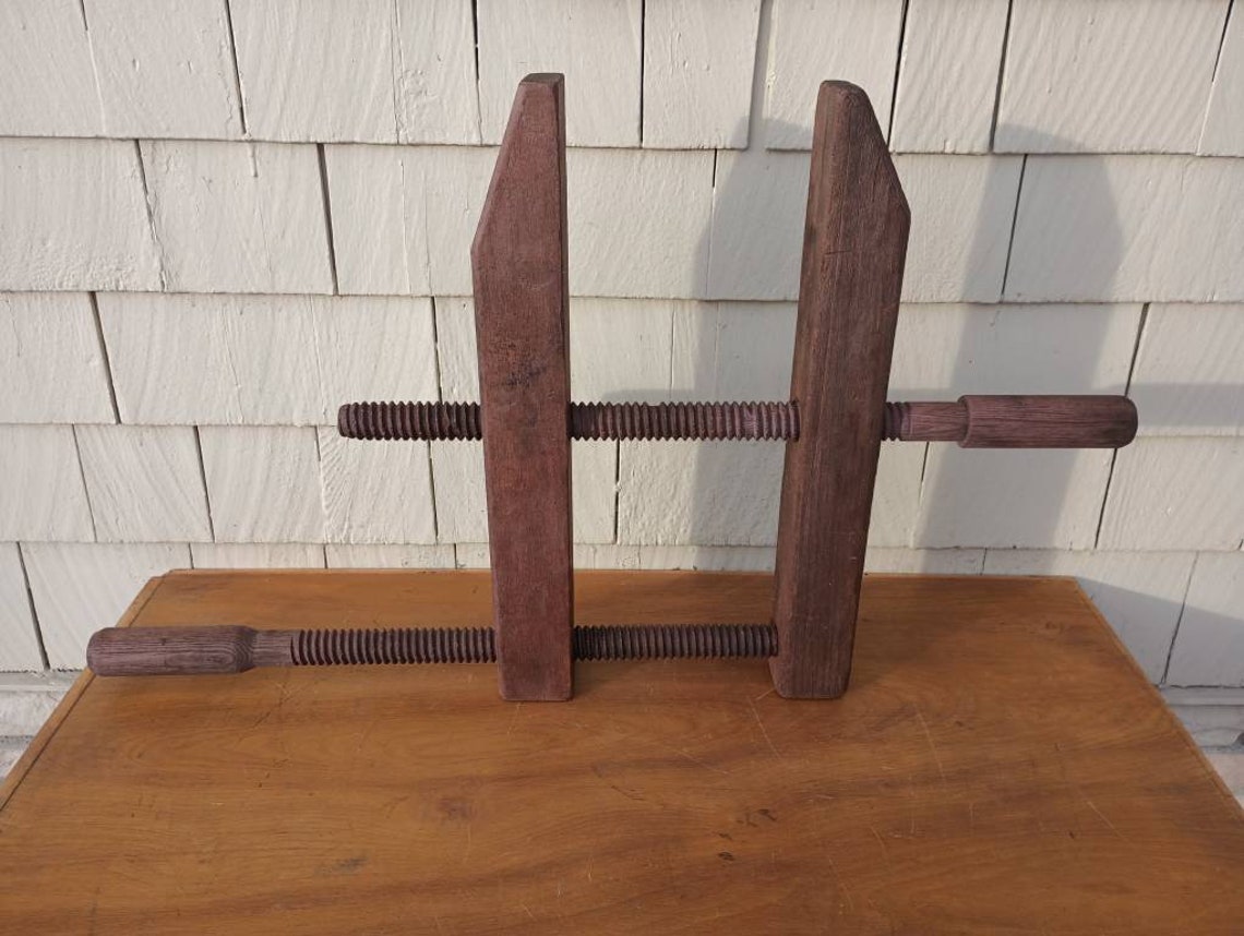 Vintage Wooden Handscrew Clamp - Huge - 20 Inches - Refinished - Etsy