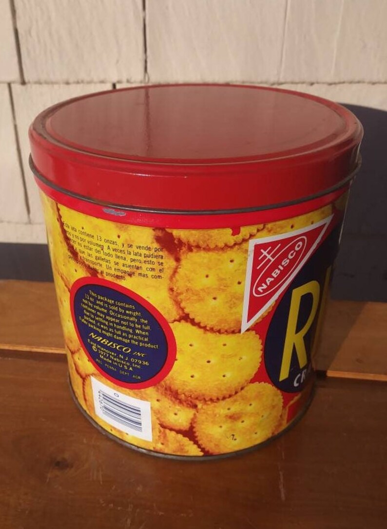 Vintage Ritz Crackers Tin | Etsy
