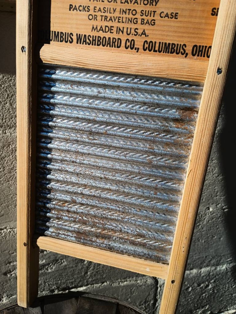 Vintage Small Washboard - Dubl Handi - Columbus Washboard Co., Columbus ...