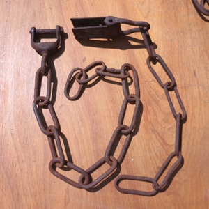 Vintage Rusty Chains From Horse Harnesses - Etsy
