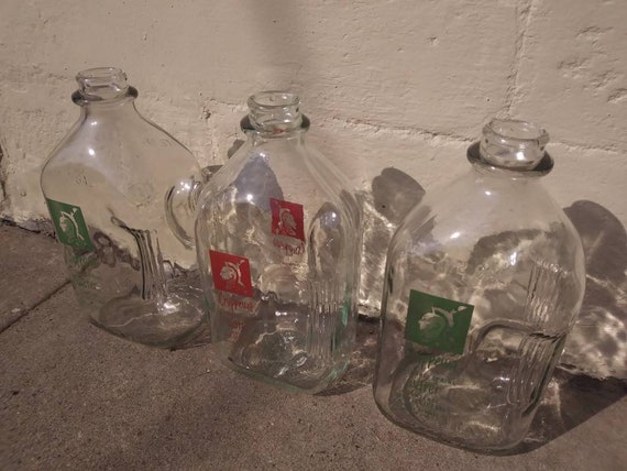 Chippewa Falls Spring Water Bottles Green and Red Logos - Etsy