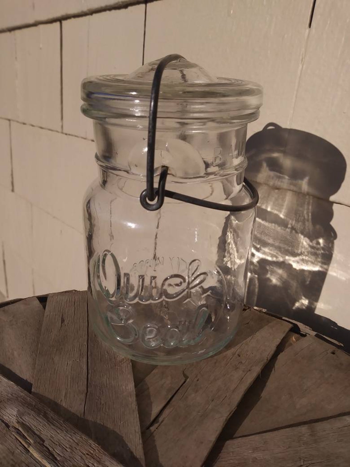 Petit pot Mason en verre transparent avec couvercle Joint | Etsy France