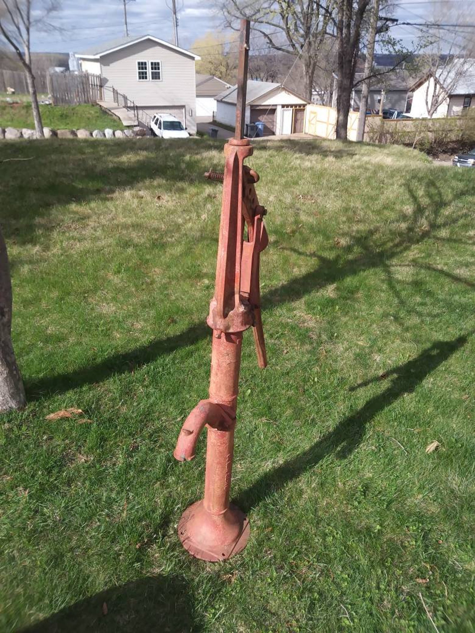 Vintage Well Pump - Perfect Rustic Red Color - Baker Manufacturing ...