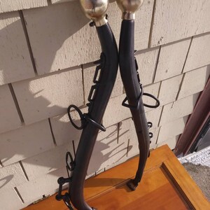 Vintage Horse Hames With Brass Tips Repainted - Etsy