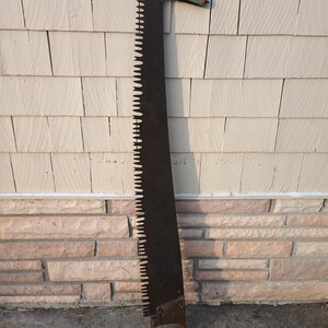 Vintage Two Handle Saw - Amazing Patina - Etsy